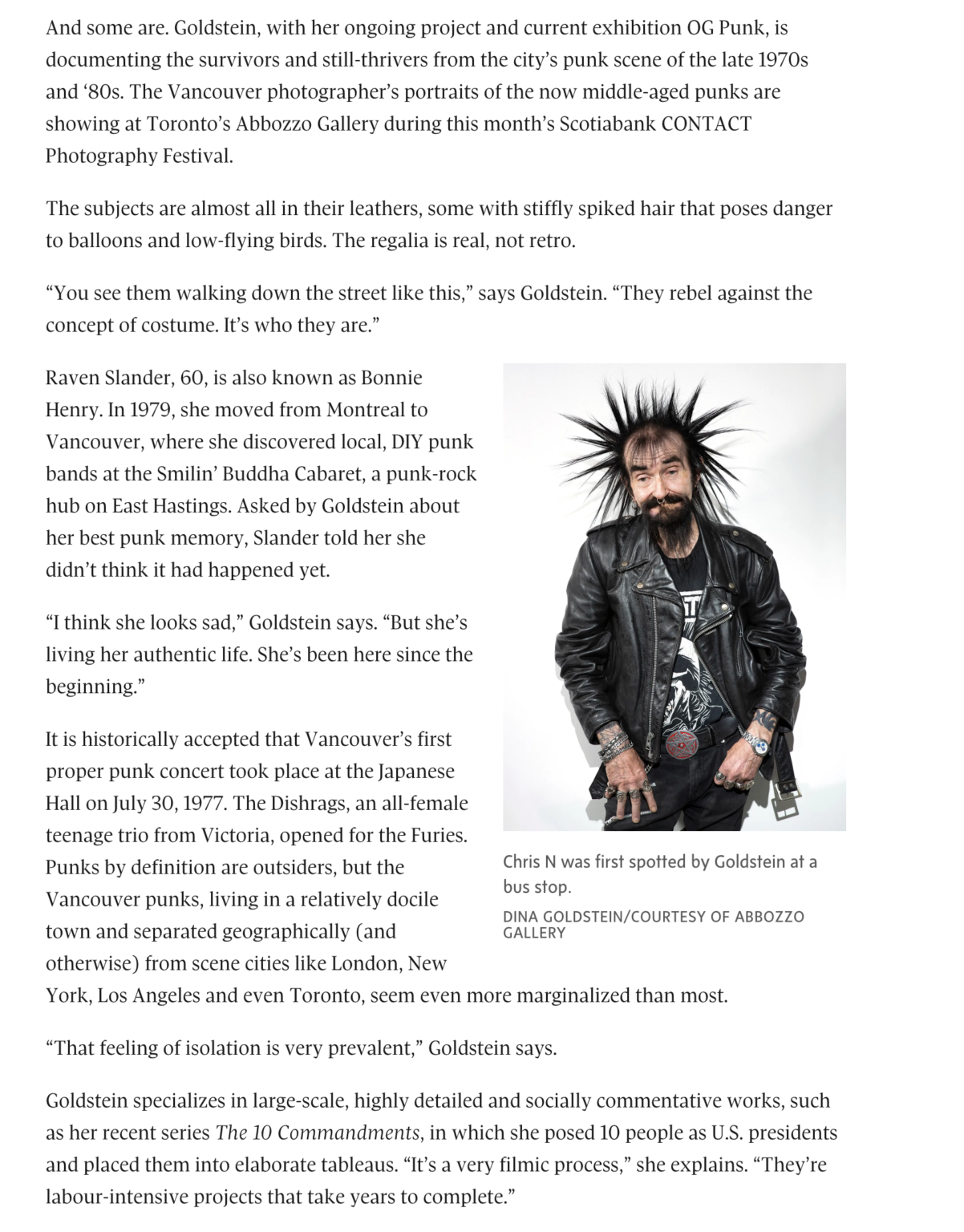 Recent News - Dina Goldstein